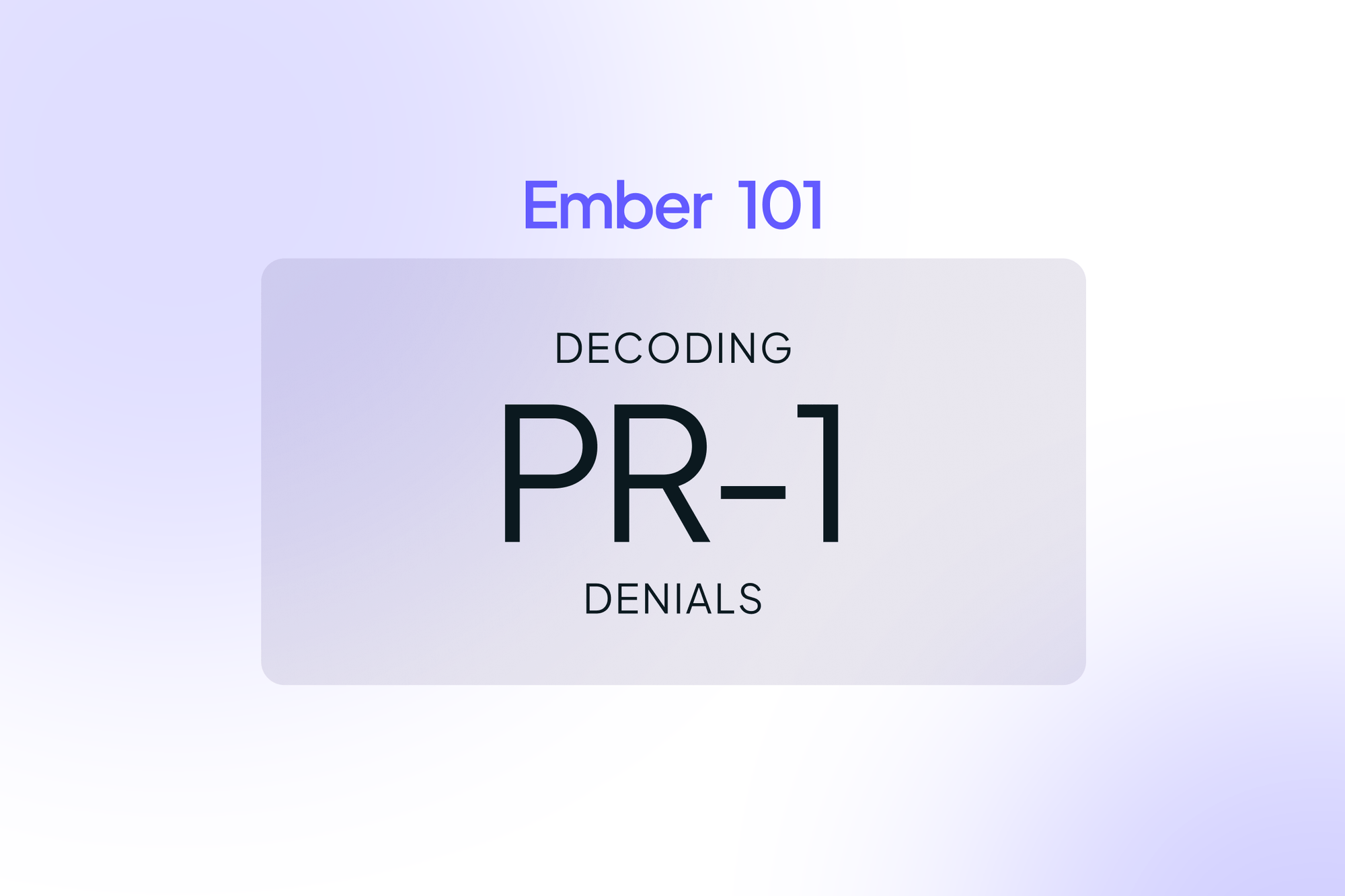 Decoding PR-1 Denials: A Comprehensive Guide for Healthcare RCM Teams